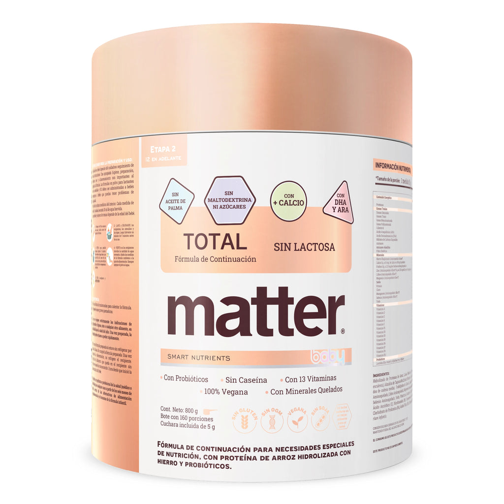 Total Baby: Etapa 2 | Fórmula sin lactosa para lactantes con proteína ...